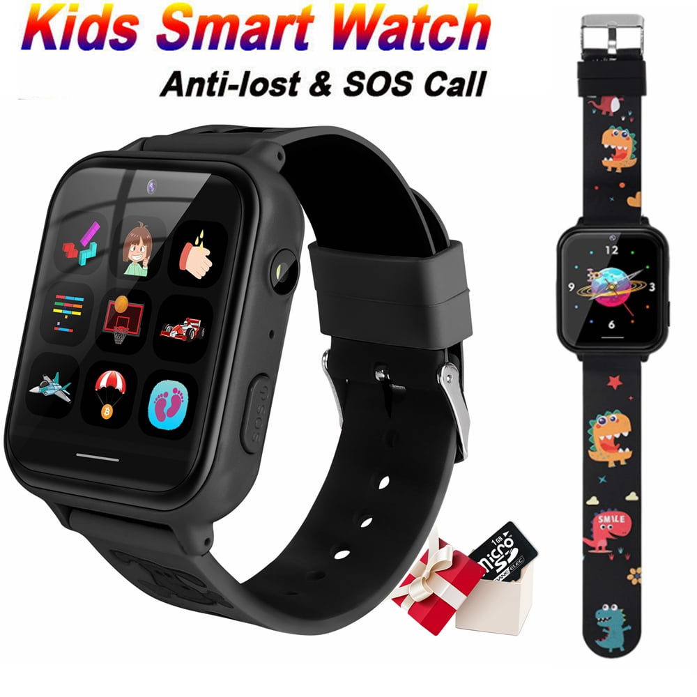 SHANNA Children's Smartwatch, Kids Game Watch, 1.54" HD Screen, 10 ...