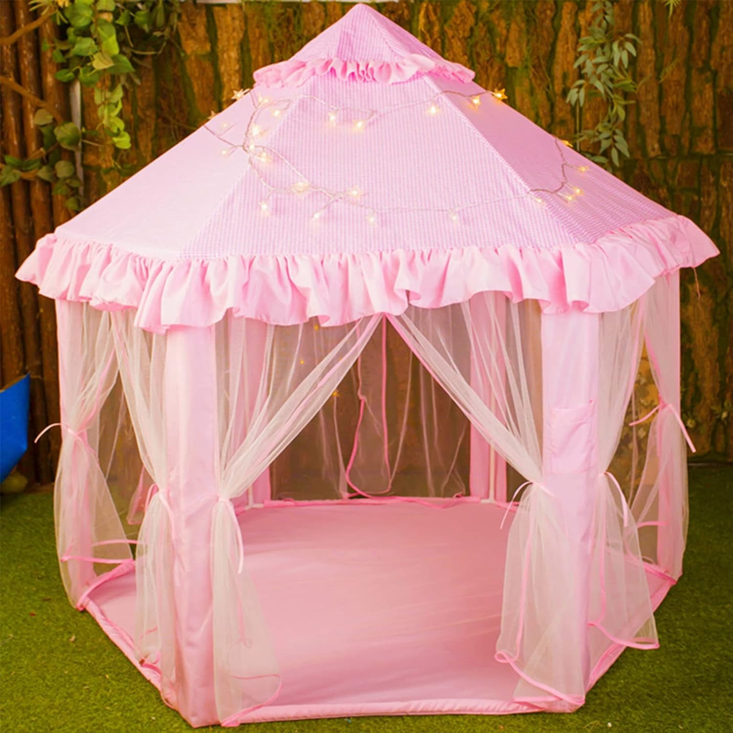 SHANNA Kids Play Tent for Girls - Indoor & Outdoor Large Princess Tent ...