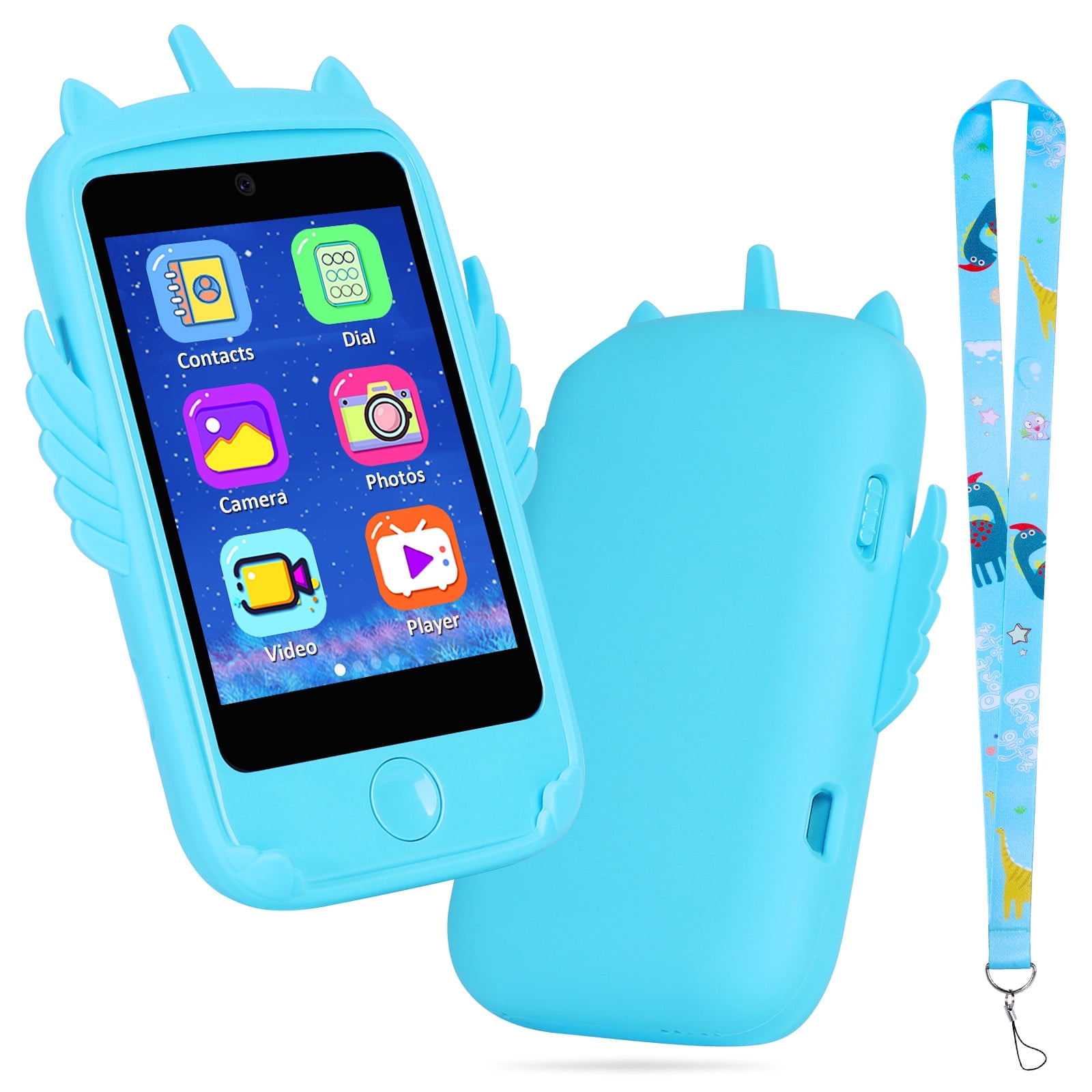 SHANNA Kids Smart Toys Phone with Calls SOS, 2.8'' Touchscreen Toy ...