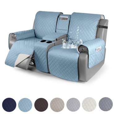 TAOCOCO Loveseat Reclining Couch Cover with Console, Waterproof ...