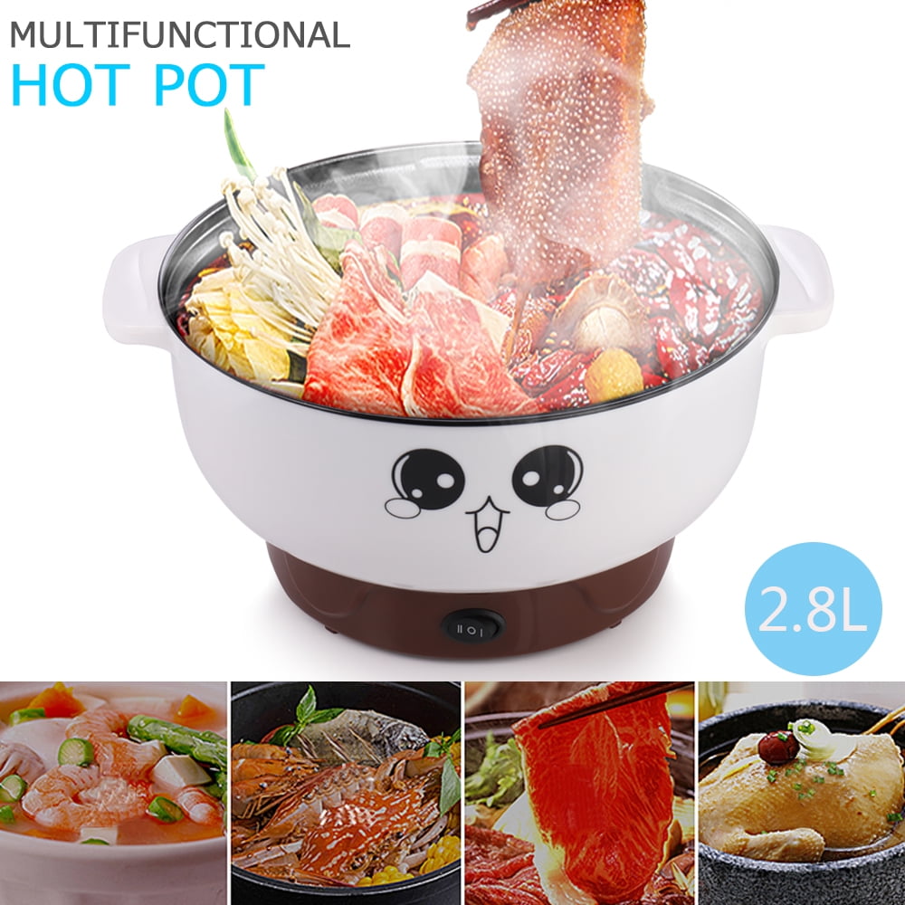 SHANNA Multifunction Hot Pot Electric Cooker Non-Stick Skillet Frying ...
