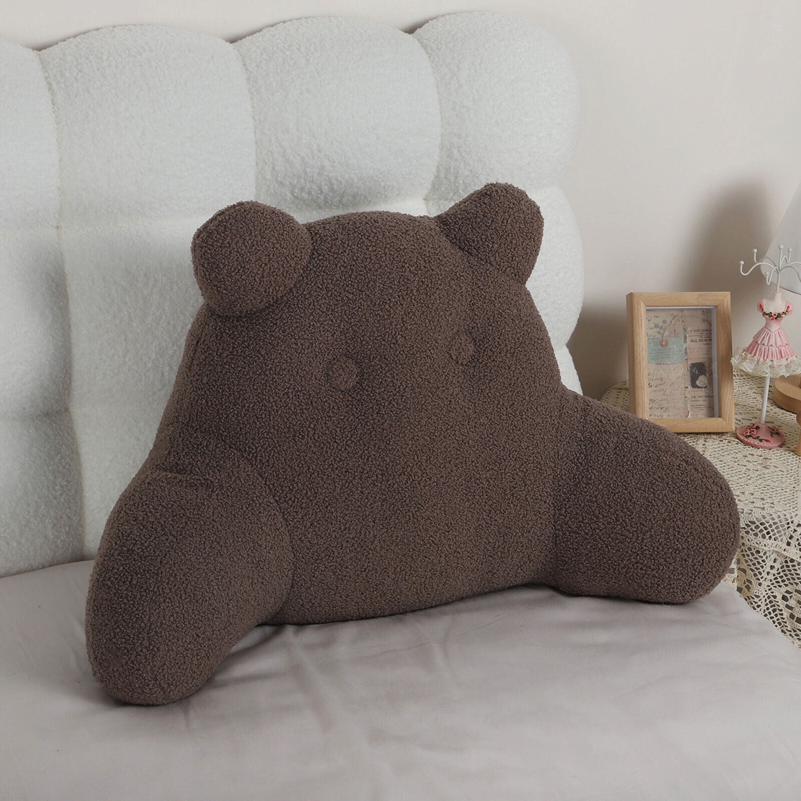 SHANNA Reading Pillow Bed Wedge Large Adult Children Backrest with Arms ...