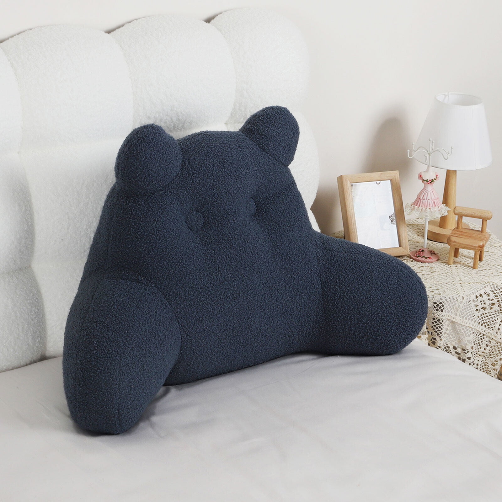 SHANNA Reading Pillow Bed Wedge Large Adult Children Backrest with Arms ...