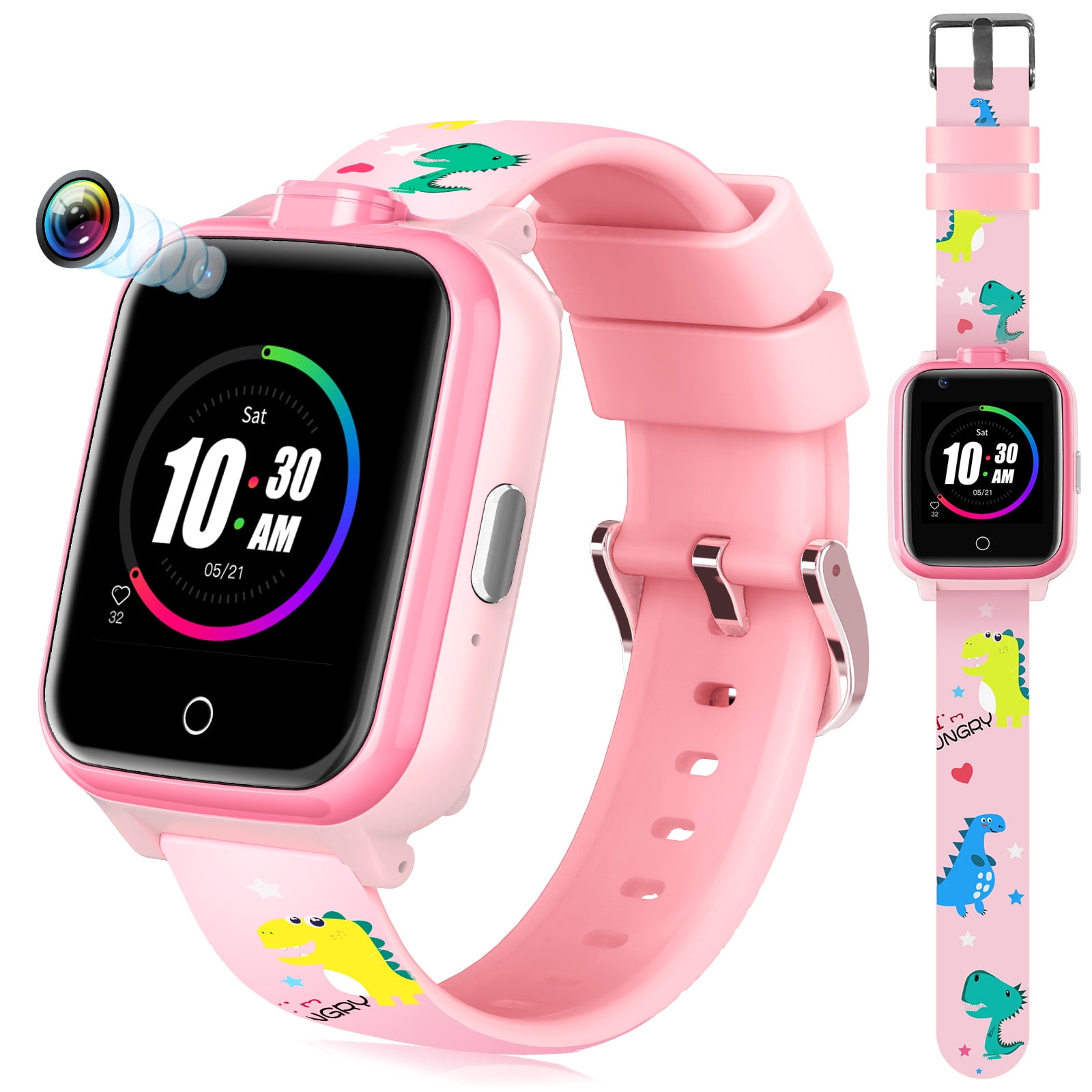 SHANNA Smart Watch for Kids, GPS Tracker Watch, 4G Smart Watch with ...