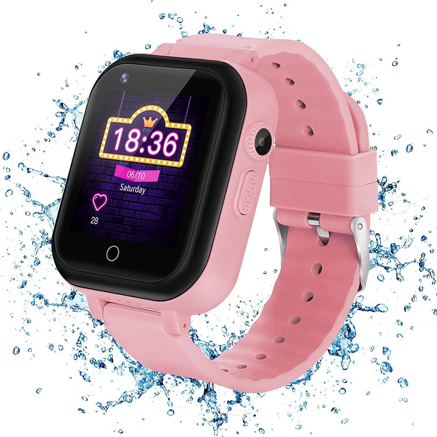 SHANNA Smart Watch for Kids, GPS Tracker Watch, 4G Smart Watch with ...