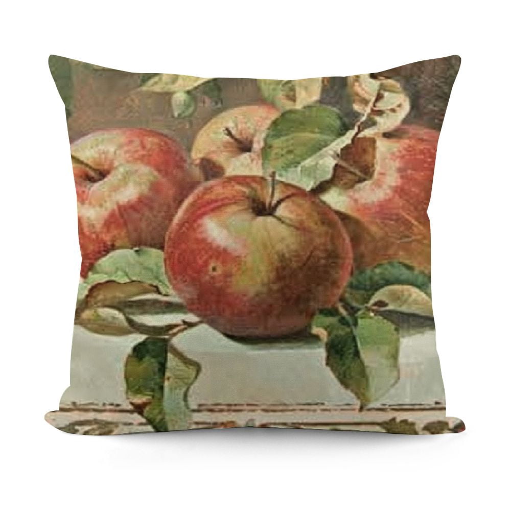 SHANXI Apples Harvest Throw Pillow Covers Decorative Pillow Cases Fruit ...