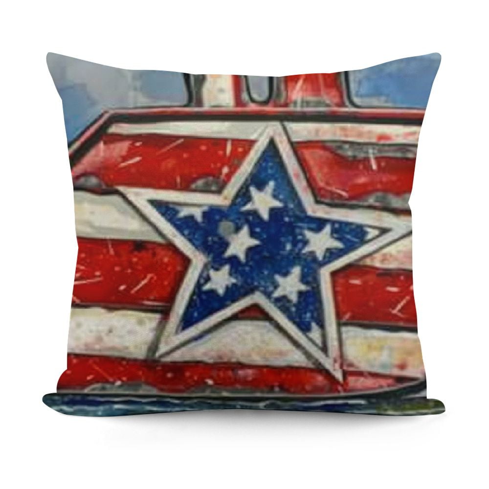 SHANXI Decor America Flag Pillow Case Decorations for Sofa Couch ...