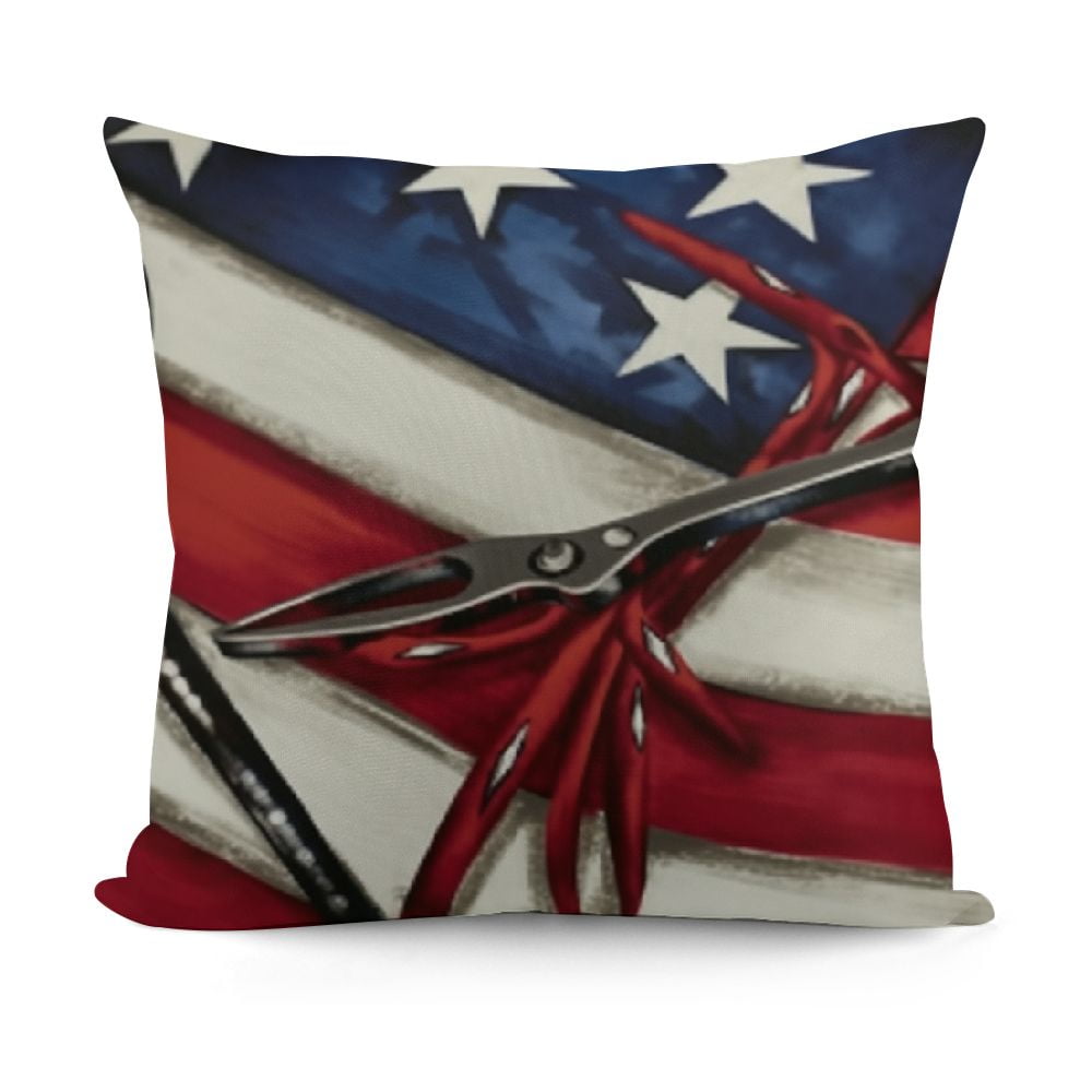 SHANXI Decor American Flag Pillow Case 12x12in - Walmart.com