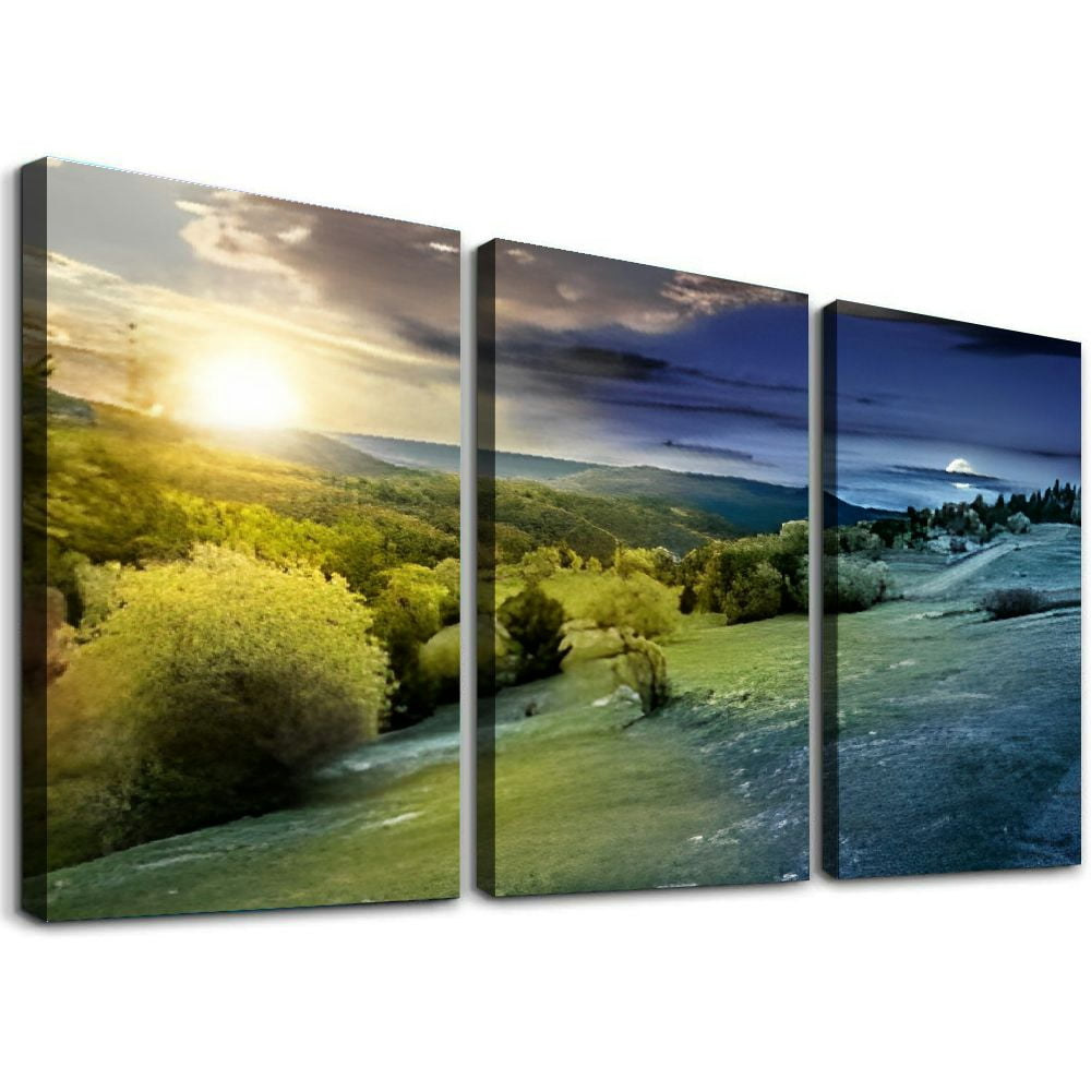 SHANXI Forest a mountain hillside rural area day and Wall Art Decor ...