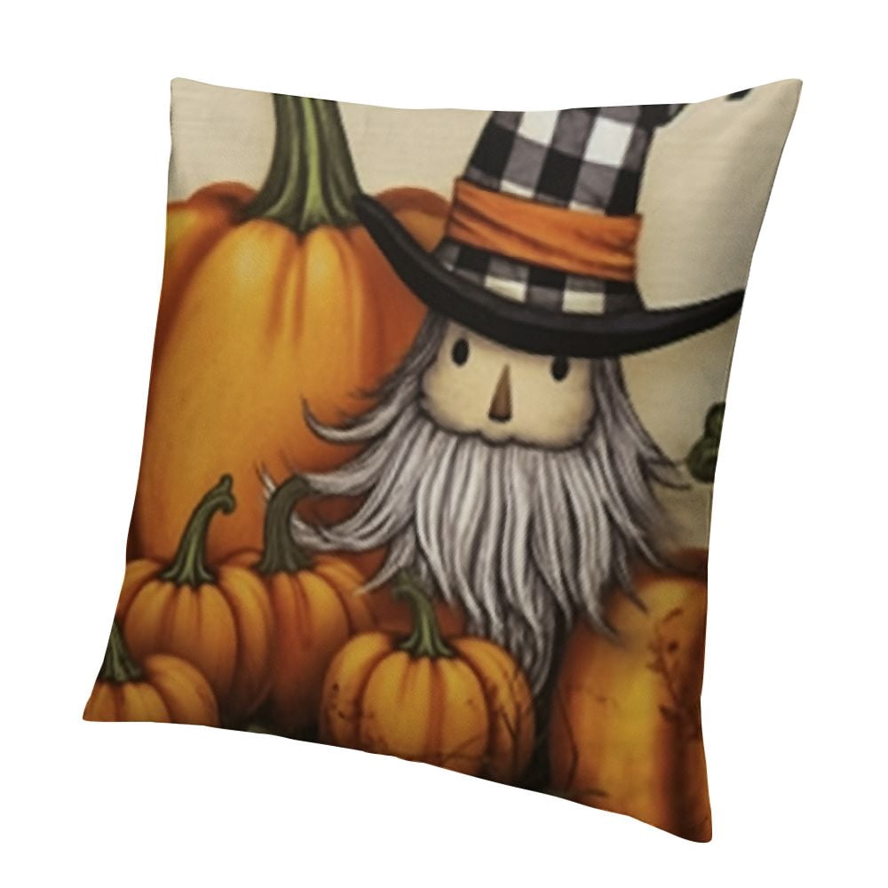 SHANXI Pillow Cover Pumpkins Throw Pillows Cover Pillowcase with Maple ...
