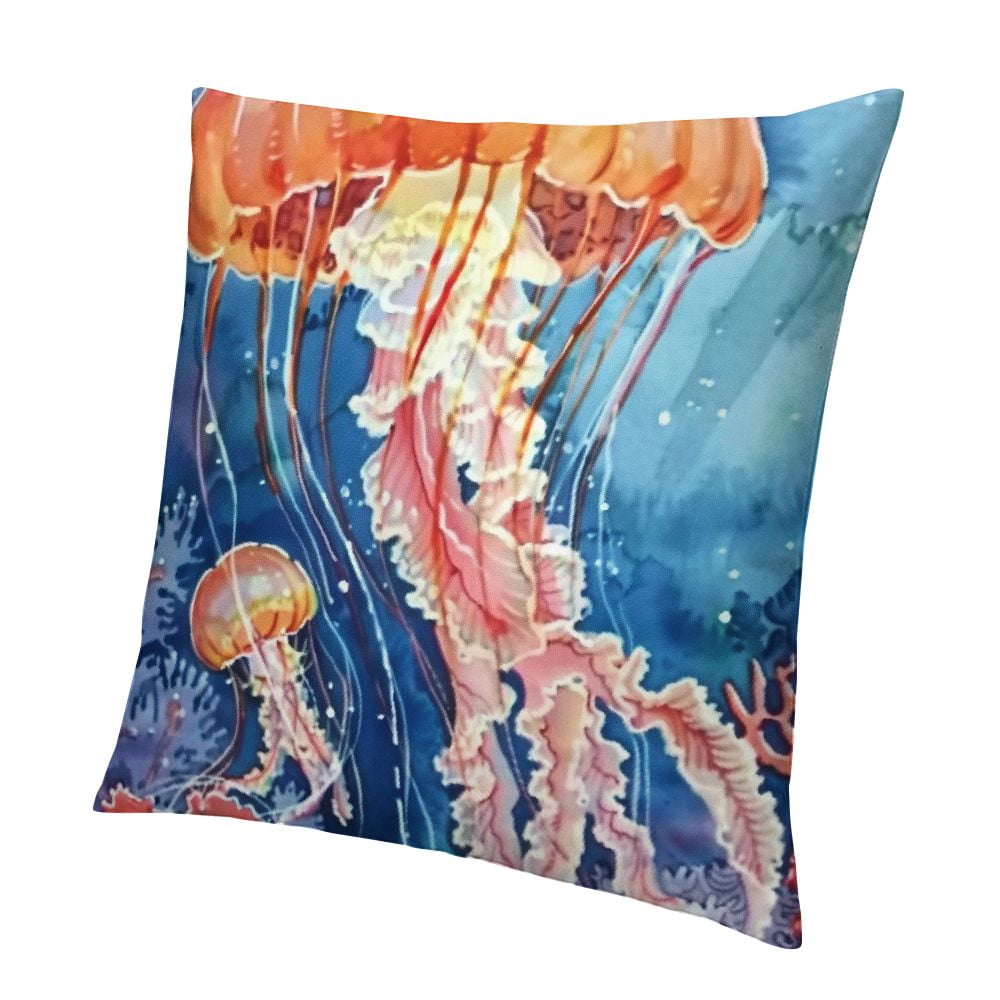SHANXI Sea Animals Throw Pillow Cover 12x12in - Walmart.com