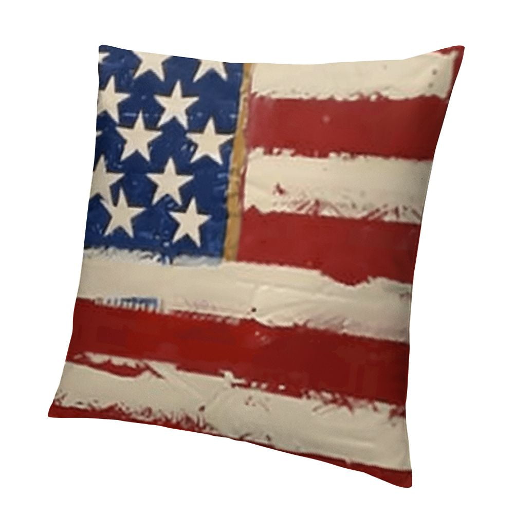 SHANXI Star Striped USA American Flag Decorations Throw Pillows ...