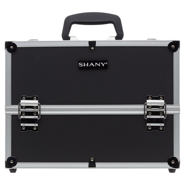 SHANY Essential Pro Makeup Train Case with Shoulder Strap and Locks ...