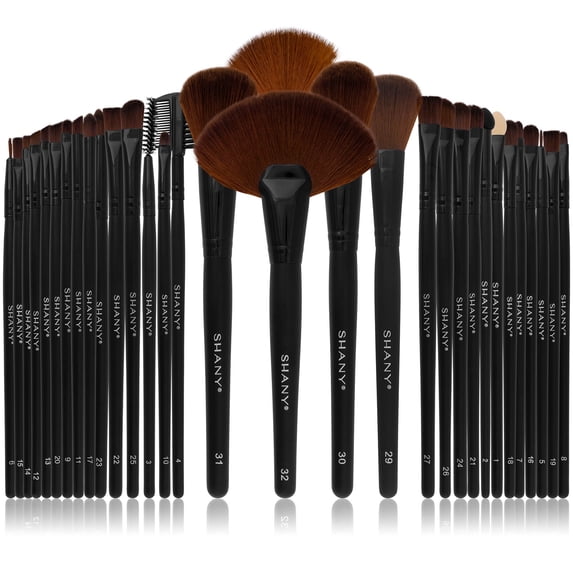 SHANY Makeup Brush Set Studio Quality Total Pro Make up Brushes with ...