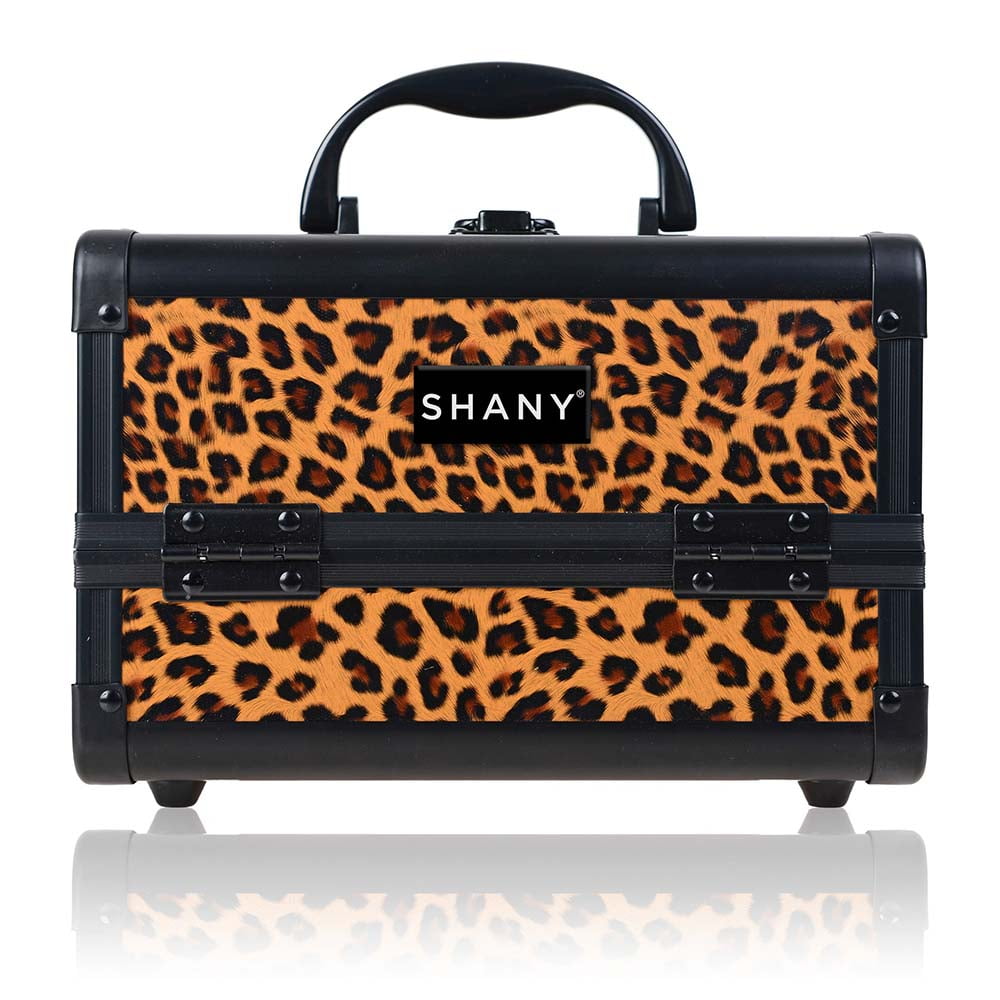 SHANY Mini Makeup Train Case With Mirror - Lost Cheetah - Walmart.com