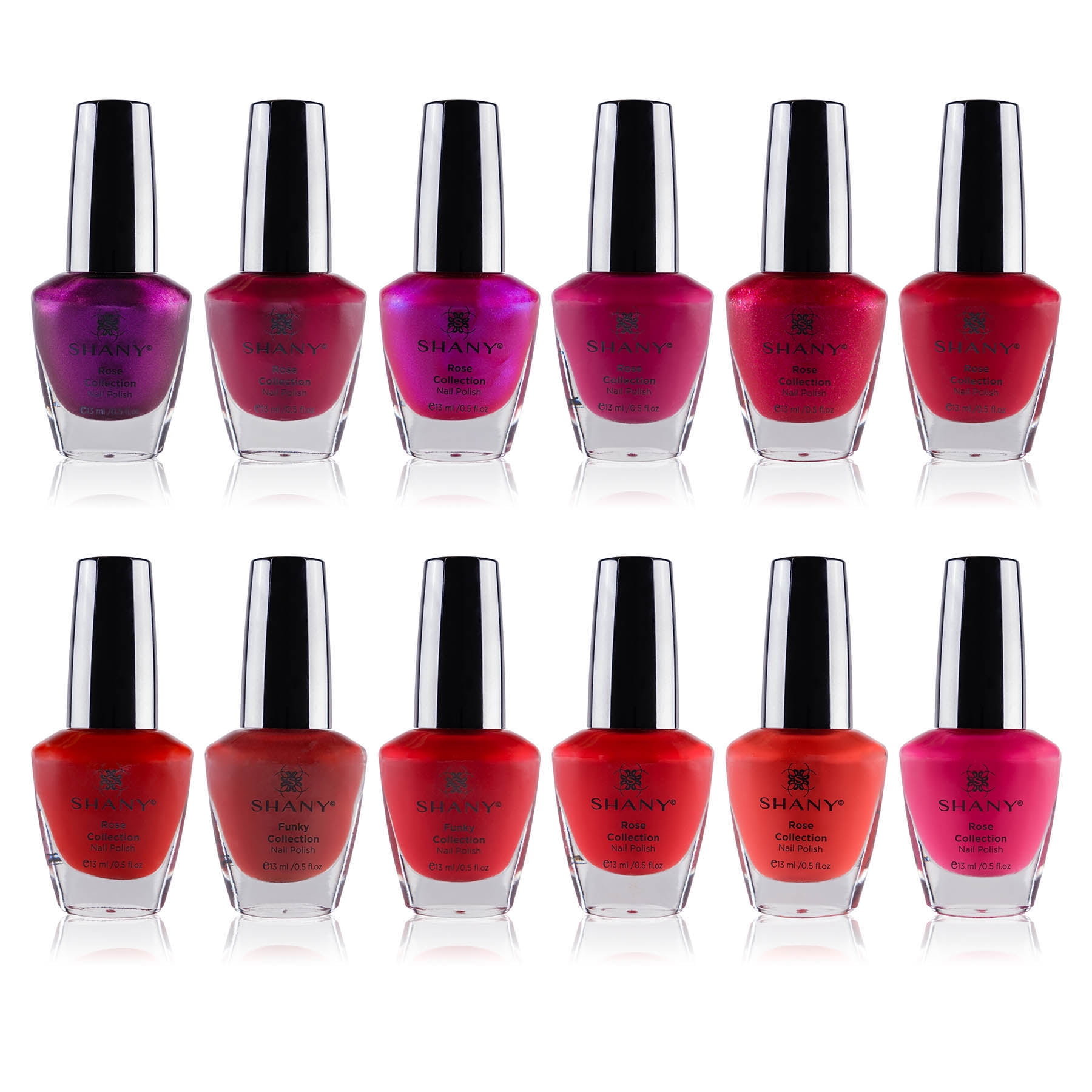 SHANY Professional Nail Polish Set - Quick Dry, Full Coverage, Vibrant ...