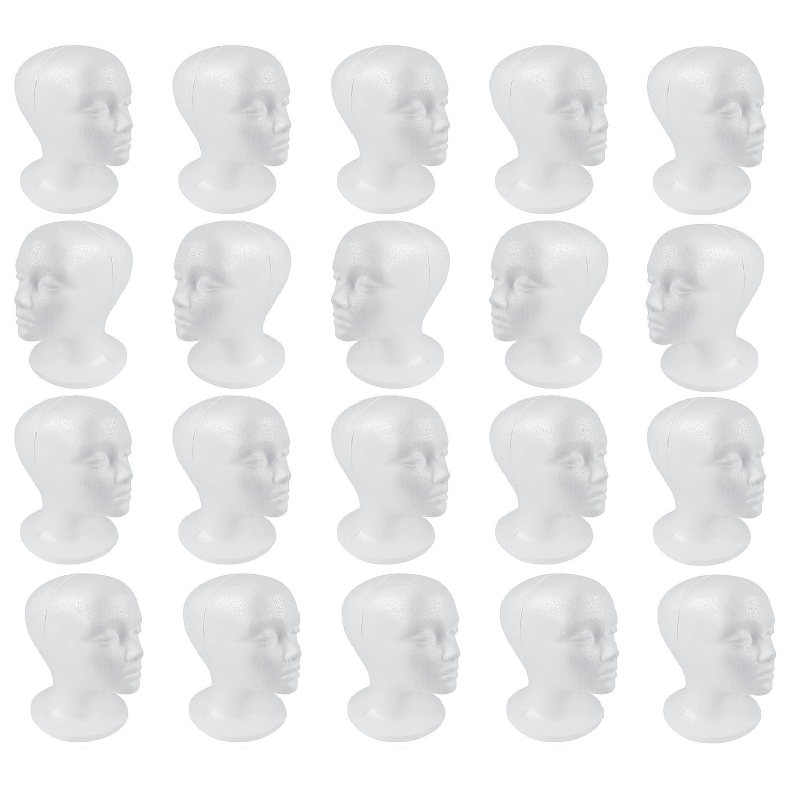 SHANY Styrofoam Model Heads/Hat Wig Foam Mannequin - 11" Round base ...