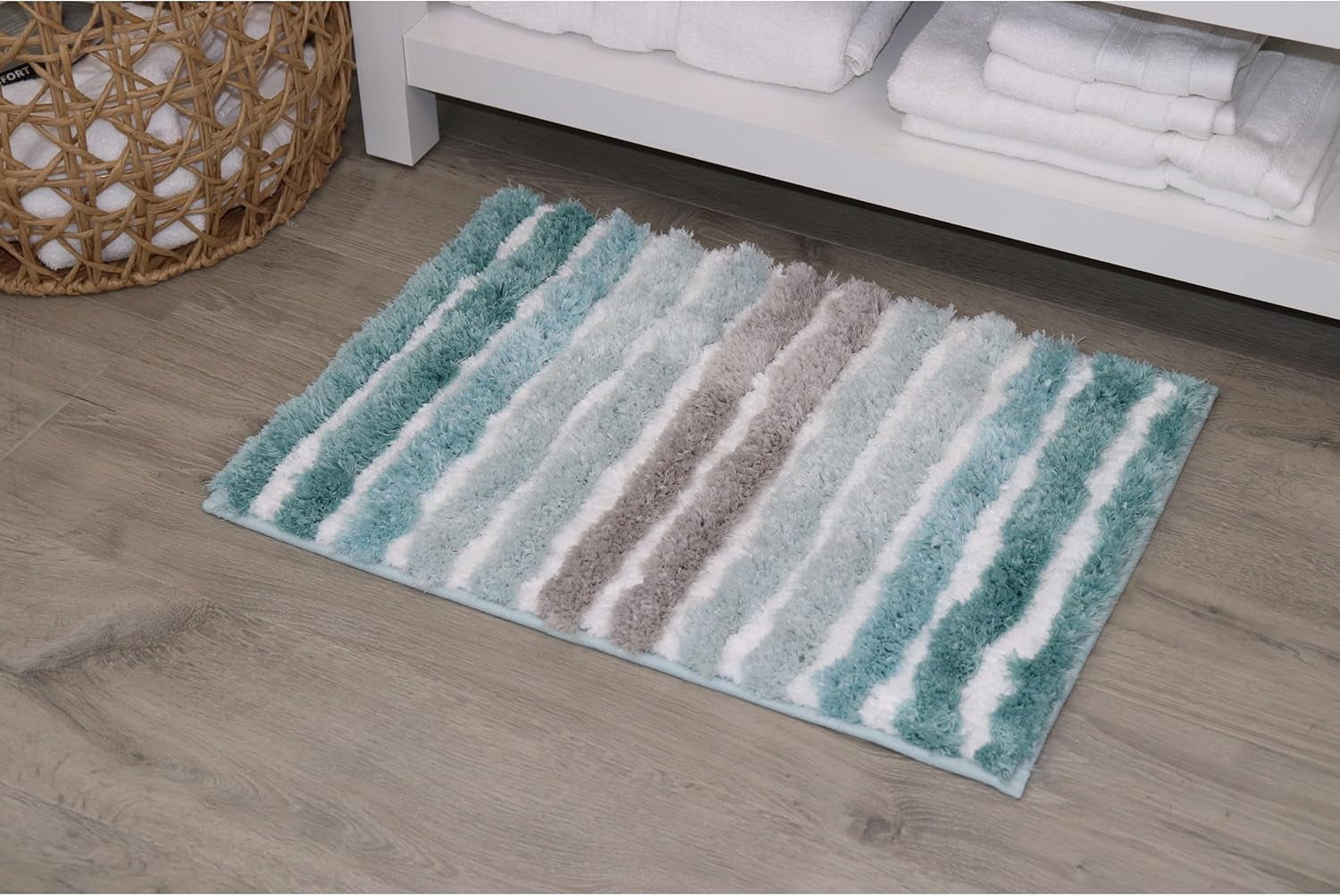 SHAORONG Bathroom Rugs, Extra Soft Absorbent Bath Rugs, Non-Slip, Quick ...