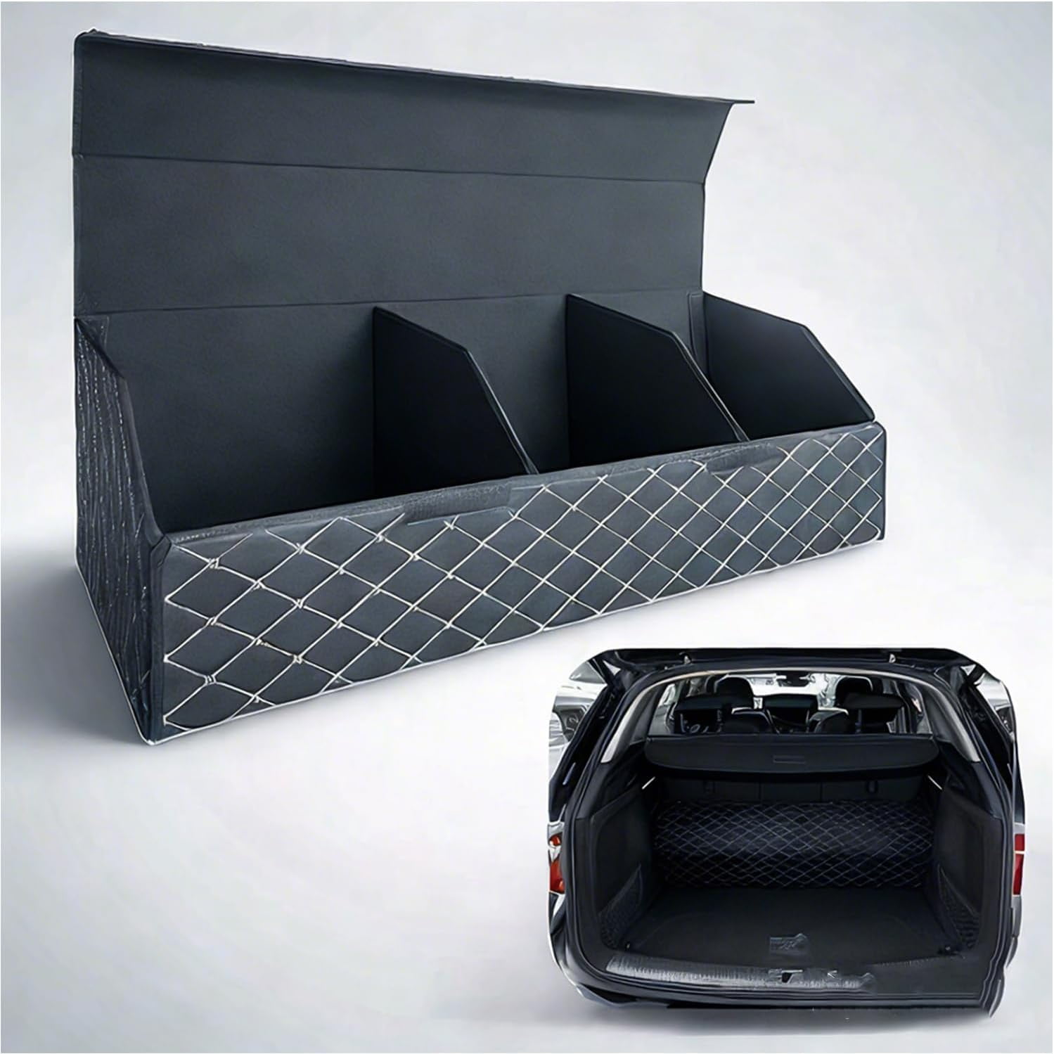 SHAORONG Car Trunk Organizer For Mazda CX-5 -Custom Fit,Leather Large ...