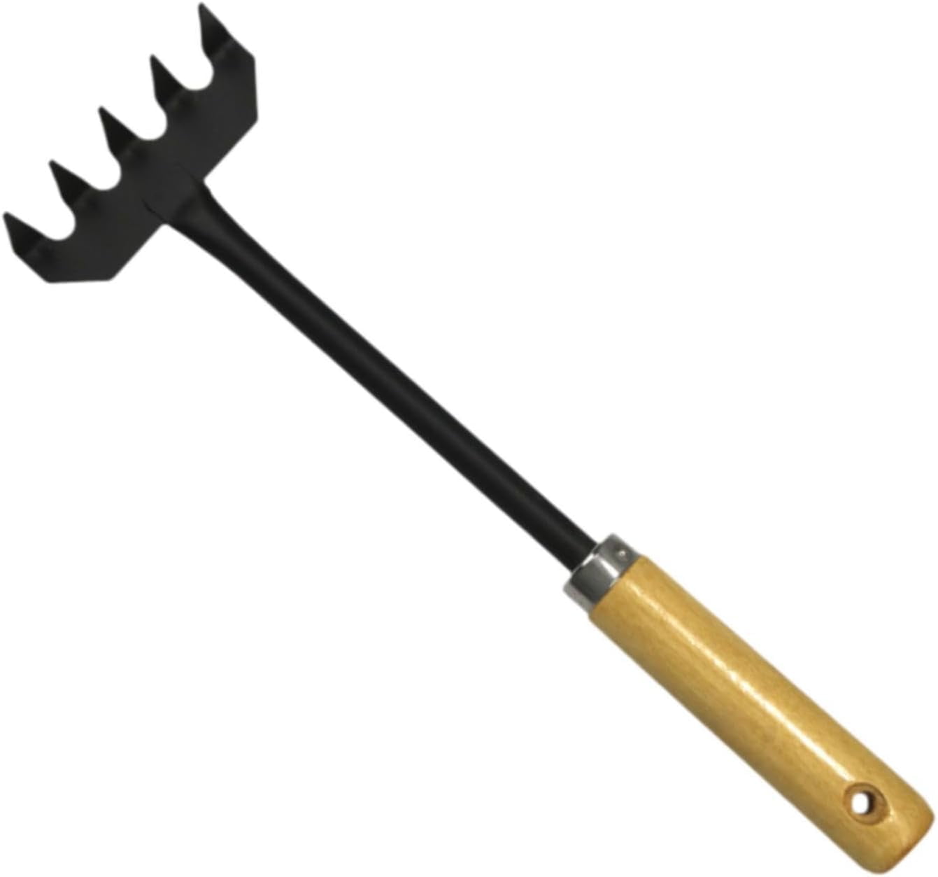 SHAORONG Garden Rake Multipurpose 5 Hand Rake Gardening Tool for Yard ...