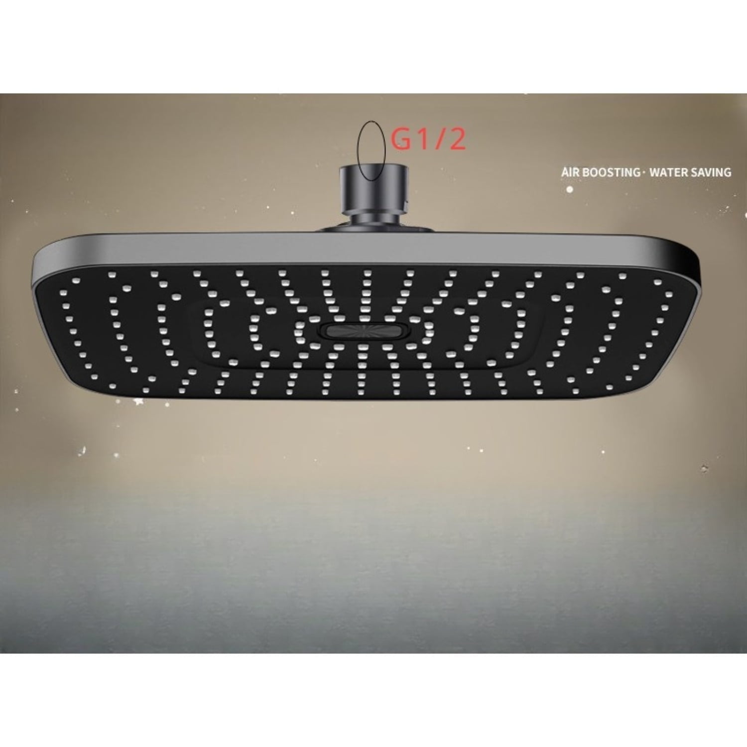 SHAOSZC 12-Inch Large Panel High-Pressure Rainfall Shower with ...