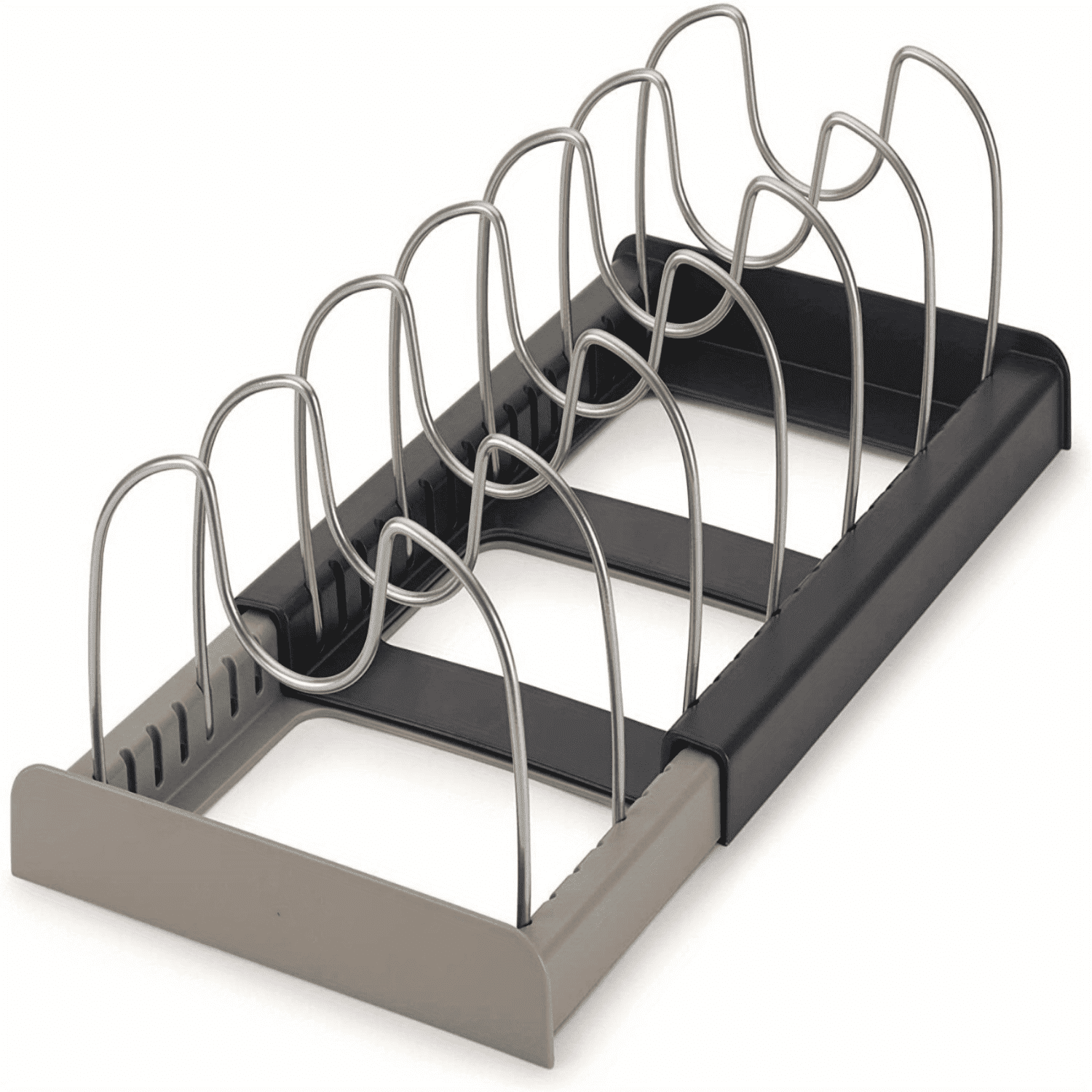 SHAOSZC Adjustable Expandable Pan and Pot Organizers Rack with 7/10 ...