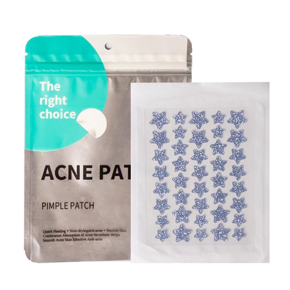 SHAPERME Blue 40 Pieces Of Glitter Acne Patch To Absorb Pus Whole Piece ...