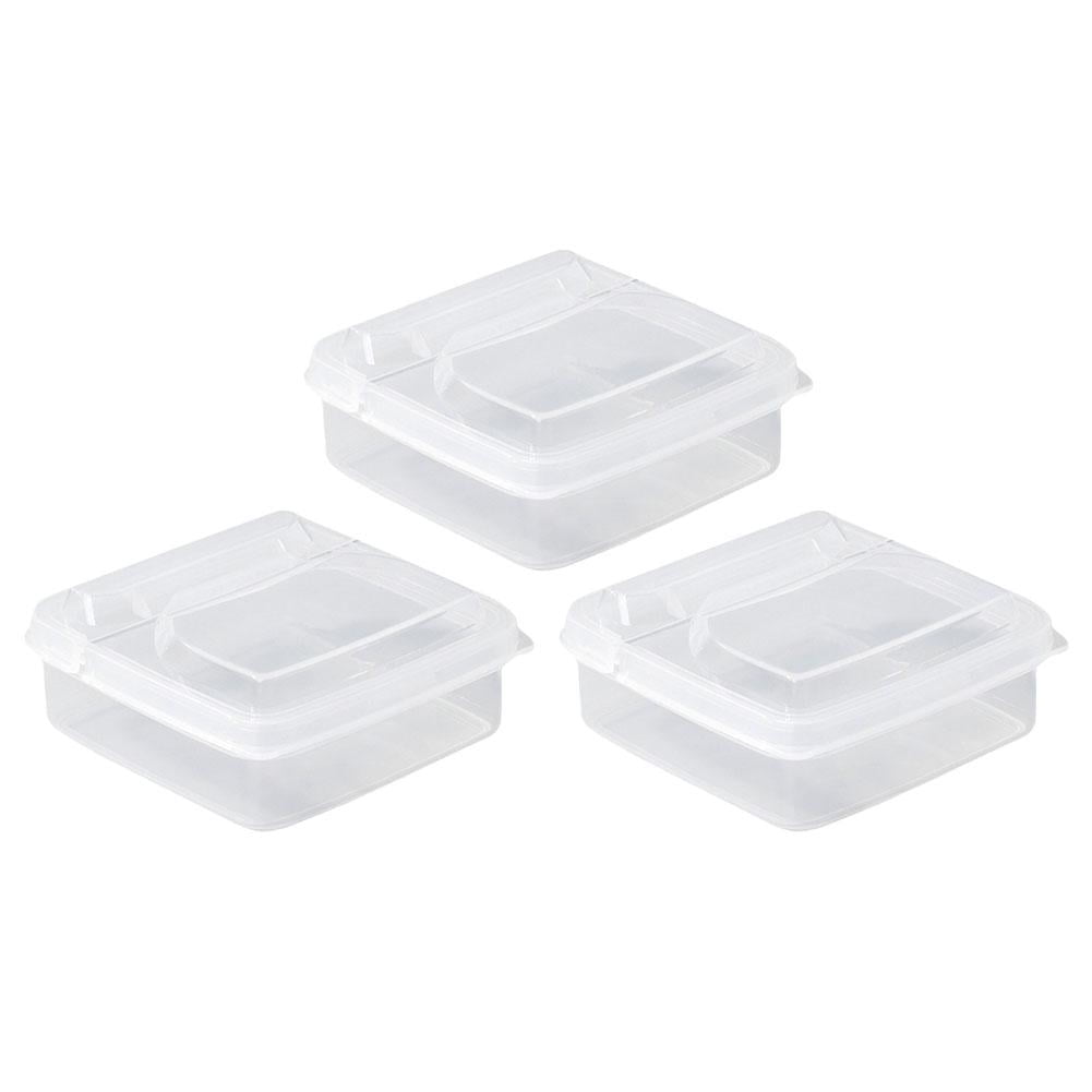 SHAPERME Cheese Storage For Fridge Utensil Holder 2pcs S Meat Airtight ...