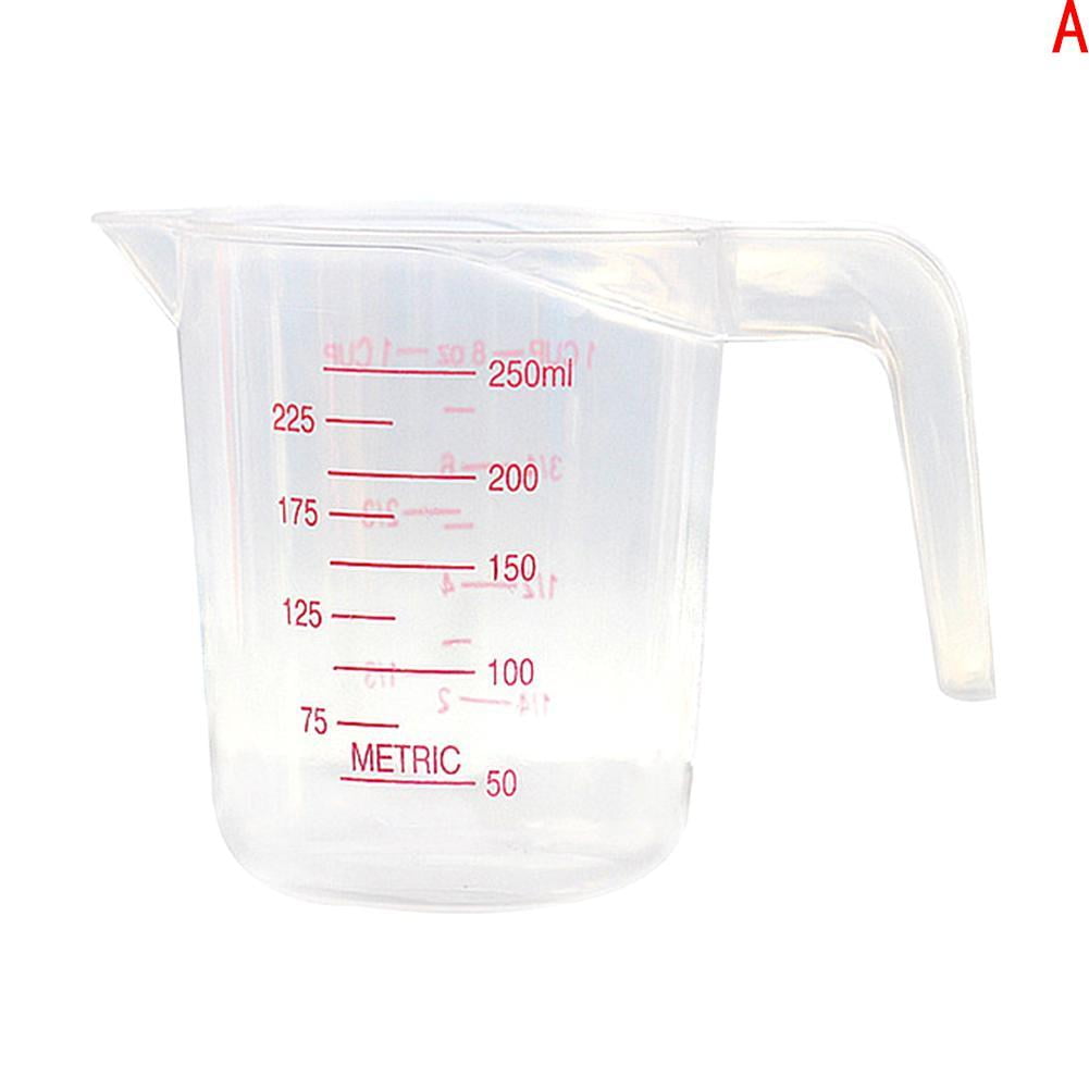 SHAPERME Creative Clear Plastic Liquid Measuring Scale Cup Jug C6K4 ...