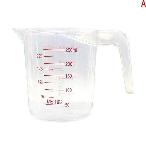 SHAPERME Creative Clear Plastic Liquid Measuring Scale Cup Jug C6K4 ...