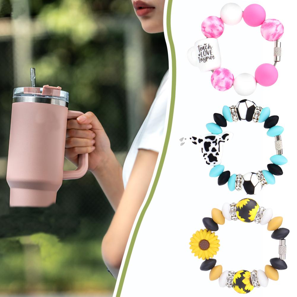 SHAPERME Daisy Cup Chain Stainless Steel Cable Cow Mug Pendant Express ...