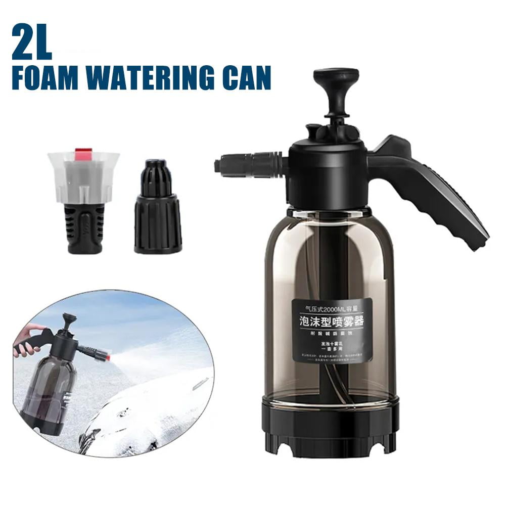 SHAPERME Double nozzles 2L Hand Pump Foam Sprayer Car Wash Handheld ...