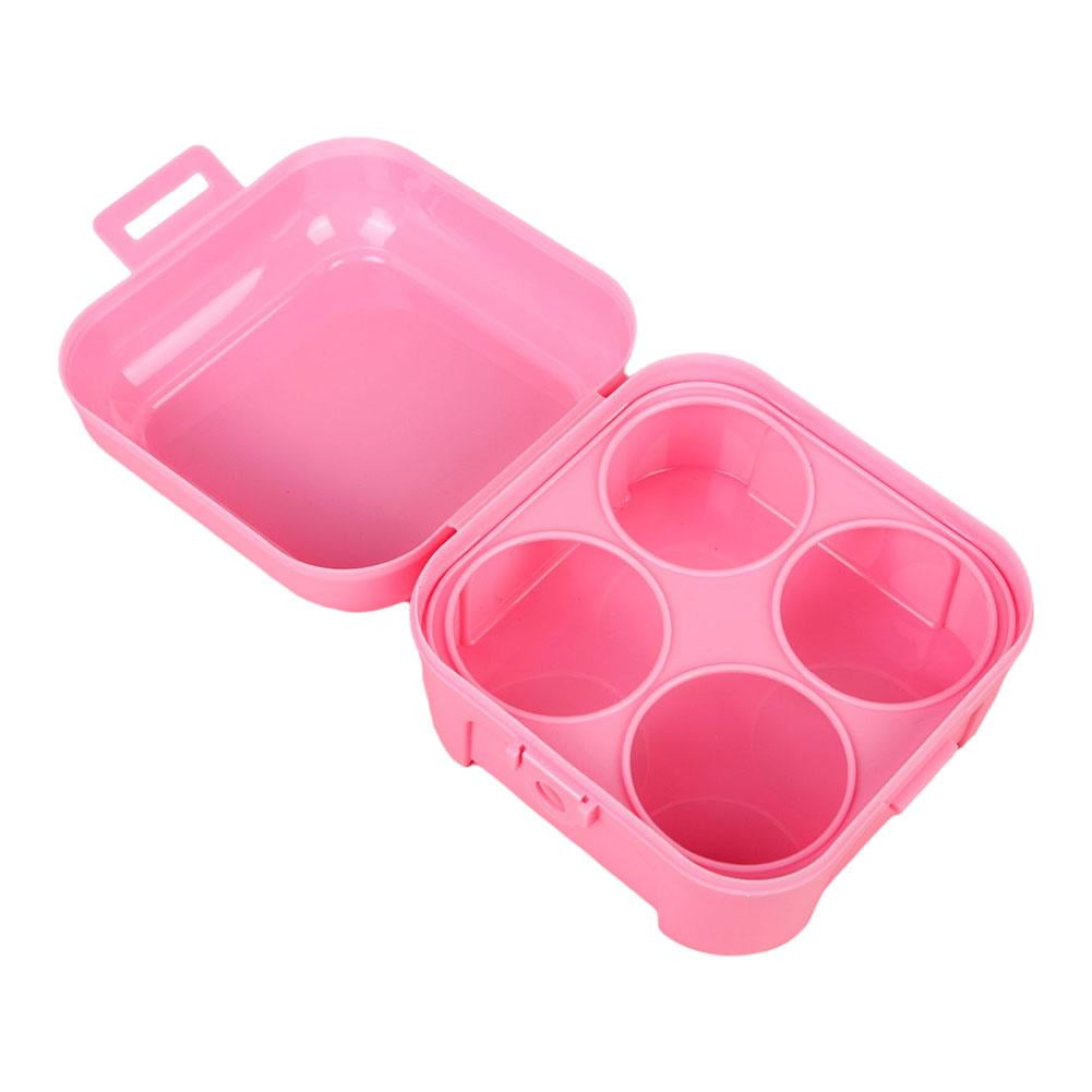 SHAPERME Egg carton Compartments Egg Organizer Colorful Egg Storage Box ...