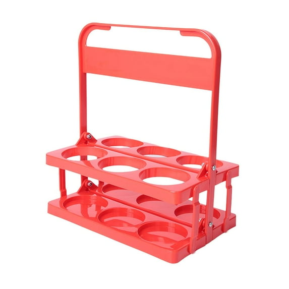 SHAPERME Foldable Br Frame Portable Drink Carrier Party Picnics Handled ...