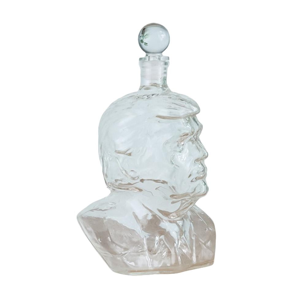 SHAPERME Funny Trummp Whiskey Bottle 2025 Unique Glass Decanter for ...