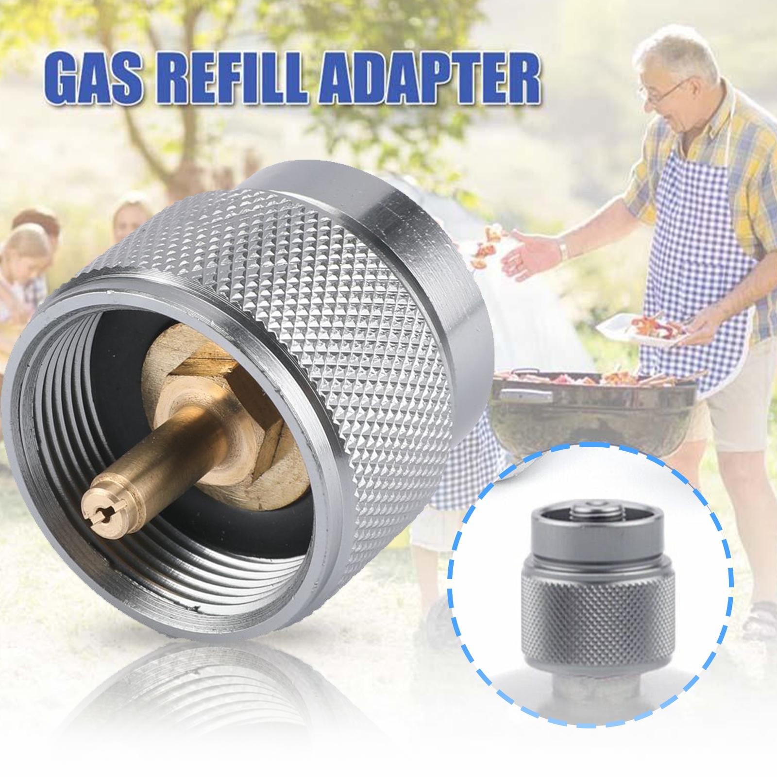 SHAPERME Gas Stove Adapter Refill Camping Tank Cylinder Propane Butane ...