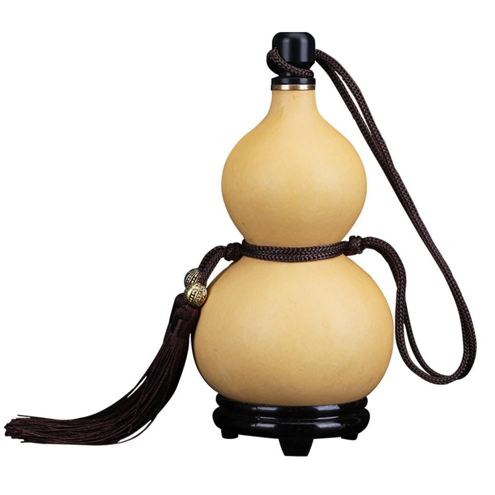 SHAPERME Gourd Water Bottle Natural Gourd Open Wine Gourd Carving Small ...