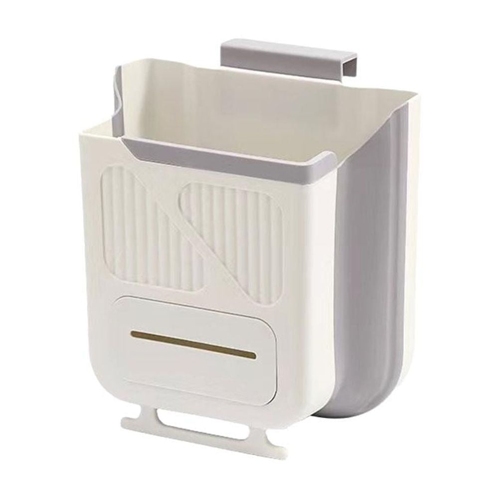 SHAPERME Hanging Garbage Bin Foldable Storage Garbage Counter Spaceless ...