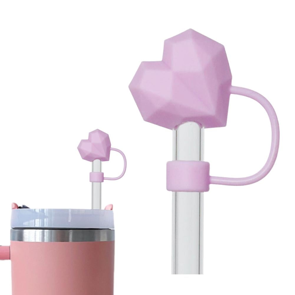 SHAPERME Heart Straw Covers for stanley Cup Valentines Day Straw ...