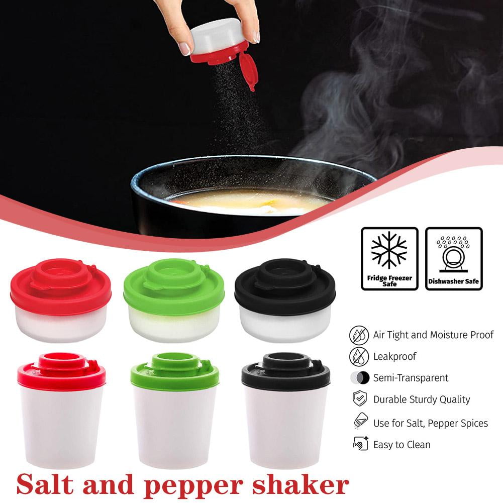 SHAPERME Mini Salt and Pepper Shaker Home Travel Seasoning Shaker BBQ ...