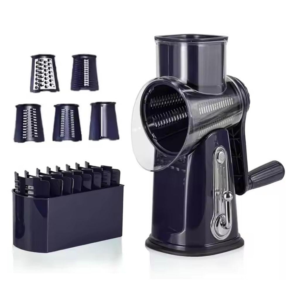SHAPERME Multifunctional Manual Vegetable Slicer Cheese Grater Rotary ...