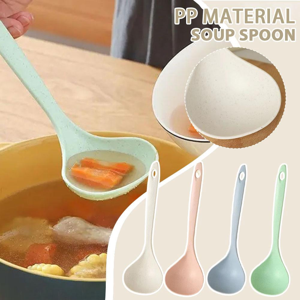 SHAPERME Non-stick Soup Spoon Long Handle Cooking Spoons - Walmart.com