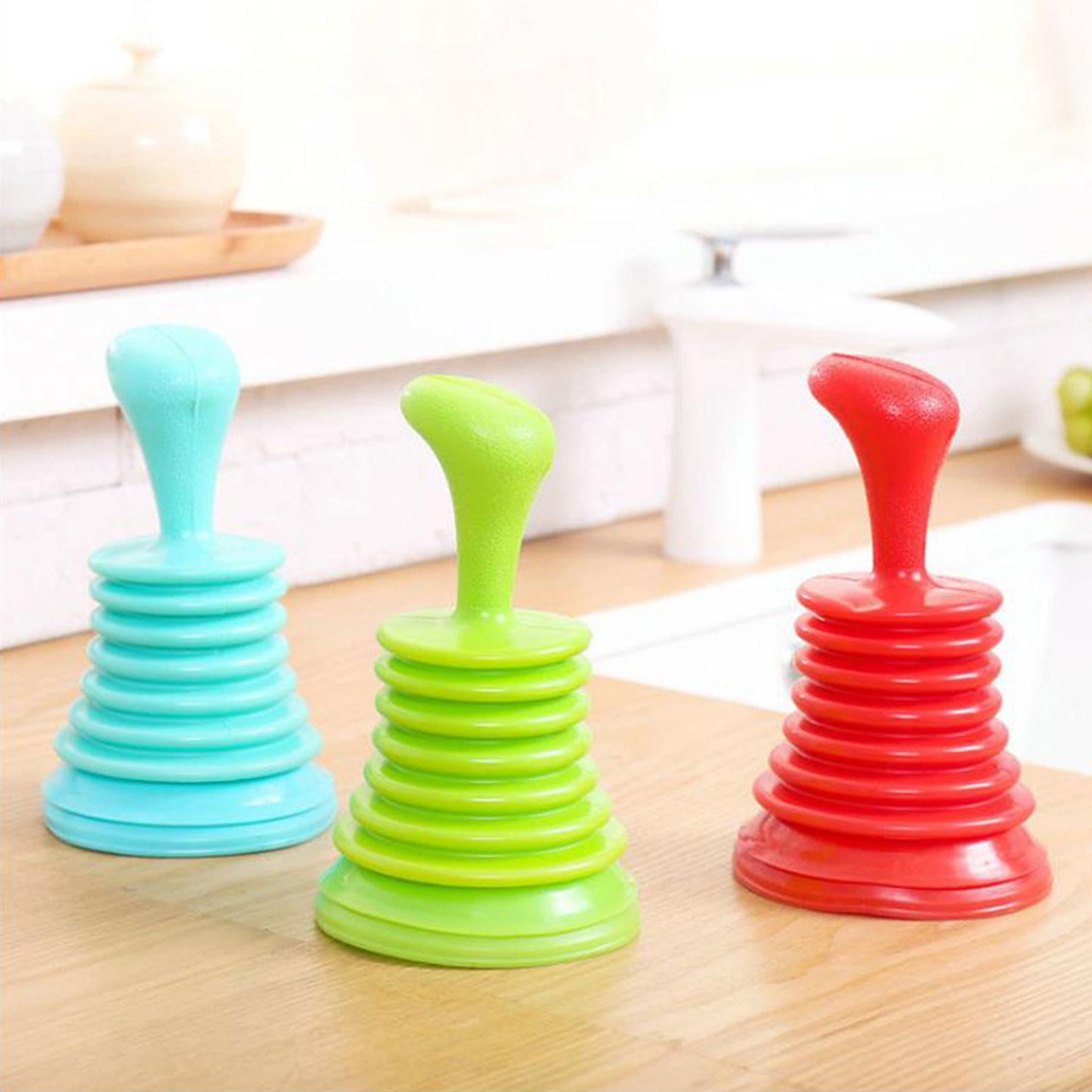 SHAPERME Powerful Bathroom Plunger Toilet Home Sink Shower Pipe Duty ...