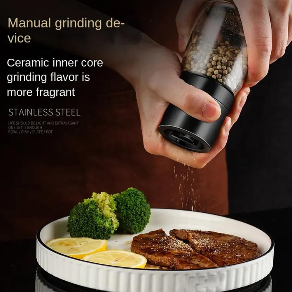 SHAPERME Salt and Pepper Grinding Machine Set Manual Salt and Pepper ...