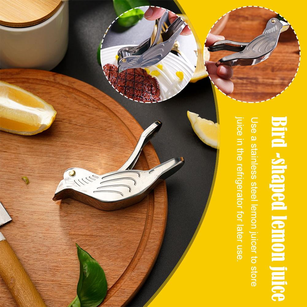 SHAPERME Stainless Steel Kitchen&Bar Lemon Orange Lime Squeezer Juicer ...
