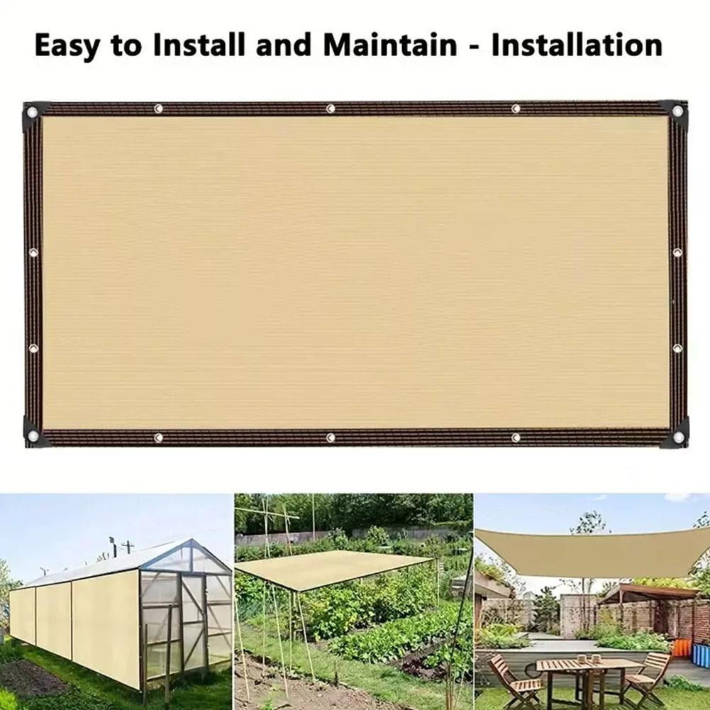 SHAPERME Summer Outdoor Shade Mesh Garden Shade Mesh Perforated Shade ...