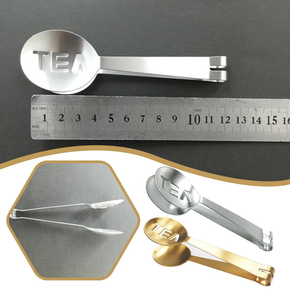 SHAPERME Tea Bag Squeezer Tongs, Stainless Steel Teabag Squeezer Tool ...