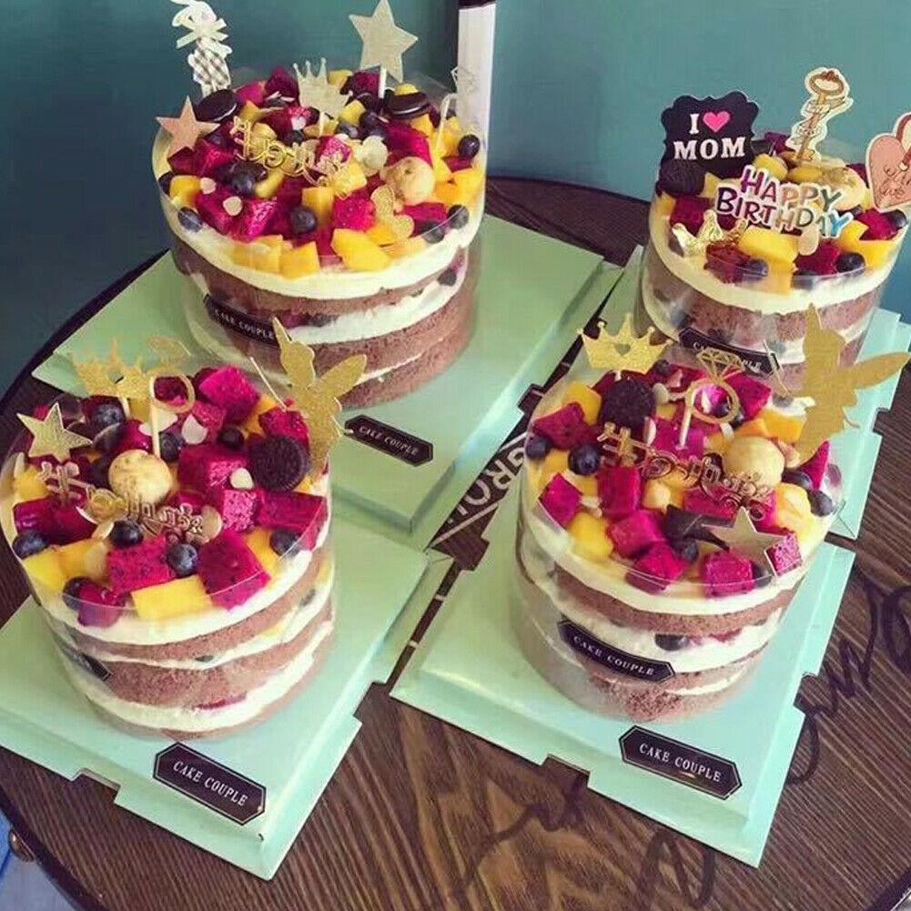 SHAPERME Transparent Cake Collar Acetate Roll Cake Sheets for Mousse ...