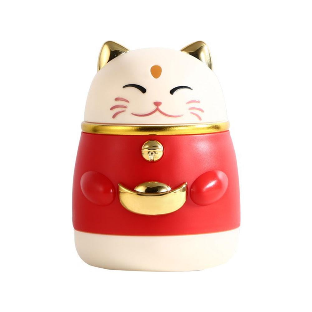 SHAPERME ZhaoCai Cat Toothpick Box Cartoon Press Type Popup Holder ...