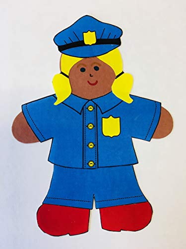 SHAPES ETC. 31 Pcs Multicultural Person Creative Cut-Outs 5.5in ...